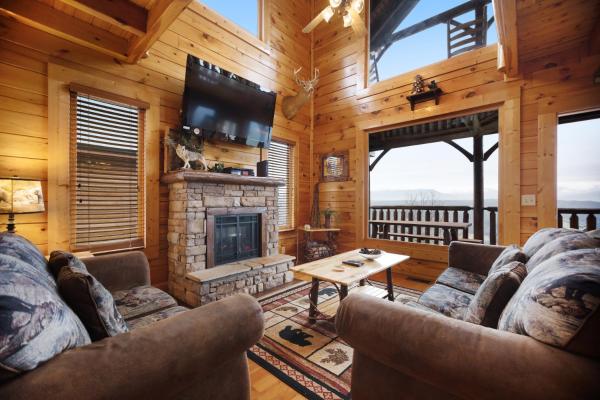Cozy Cabin W Breathtaking Mtn View For 10 Hot Tub - Sevierville