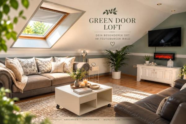 Green Door Loft Stilvolles 160 M2 Apartment Balkon Gartenblick Workstation Hundefreundlich - Mettingen