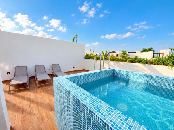 Beautiful And Centric 1br Ph Private Pool - Playa del Carmen