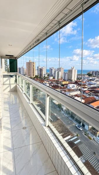 Apê De Novela ÚLtimo Andar Varanda Gourmet Churrasco Com Amigos E Familia - Praia Grande
