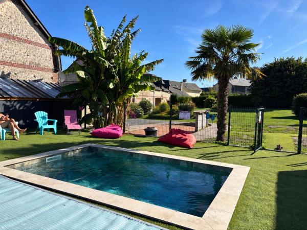 Nouveauté 2026 Piscine Chauffée - Le Gîte De Soleilmapou Pour 12 Personnes En Normandie Près De Fécamp Et D'etretat, Idéal Grandes Tribus, Vous Pouvez Me Contacter Sur Les Gîtes De Soleilmapou - Fécamp