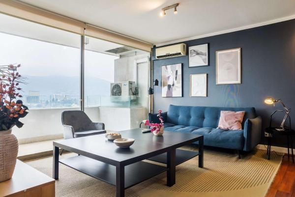 Stylish 2br City Flat Modern Design And Comfort - Las Condes
