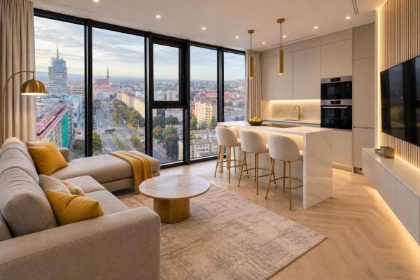 Hanza Tower Studio 16 Apartments Pool & Sauna & Jacussi & Spa - Szczecin