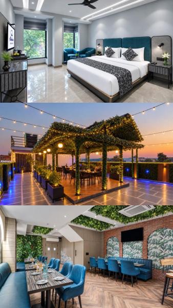 Hotel Uptown With Luxury Restaurant & Rooftop Near Connaught Place, New Delhi City Centre - New Delhi