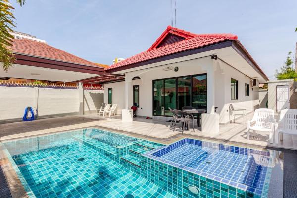 Private Pool Villa With Jacuzzi At Royal Park Village - Excellent Pool Water - Walk To The Beach - 芭達雅