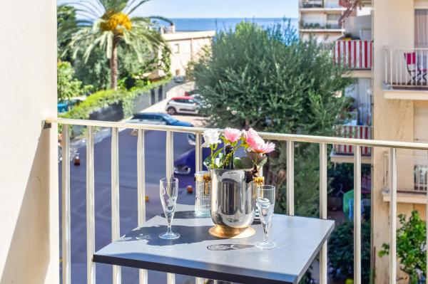 Appartement Vue Mer Avec Piscine Et Parking Privé - 에제