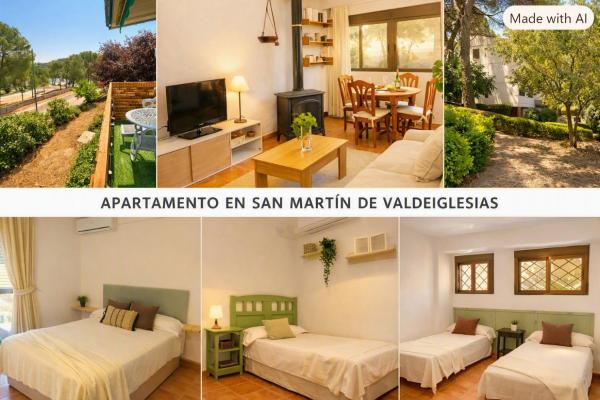 Apartment With Lake Views For 5 People In San Martín - San Martín de Valdeiglesias