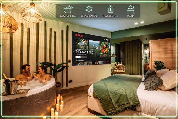 Love Room Strasbourg, Suite Bali, Balnéo & Sauna - Strasburgo