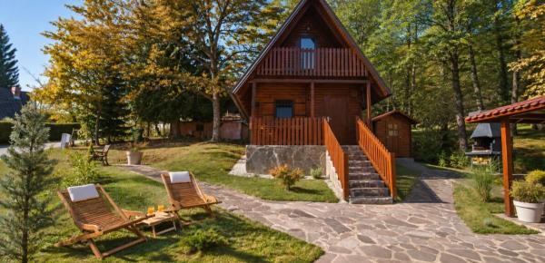 Cozy Wooden Cabin For Two Near Kupa River By Destination Green Croatia - Kroatien
