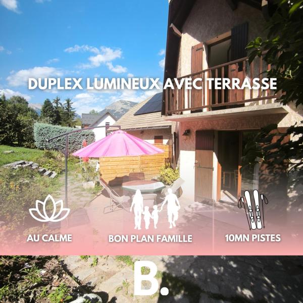 Très Joli Duplex Cosy 6p, Terrasse Et Jardin Risoul Village - Risoul