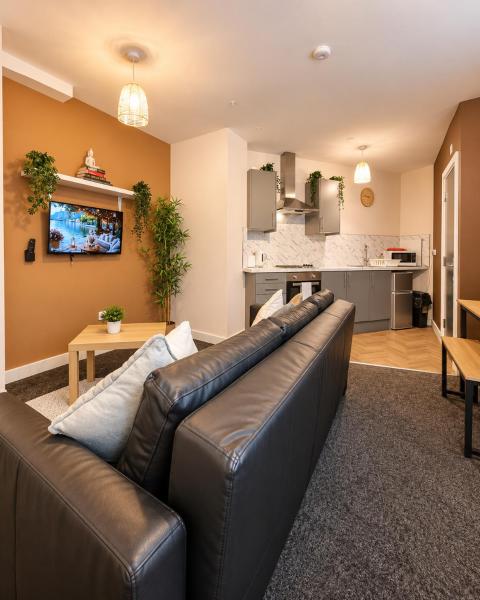 Modern Cardiff 1br Flat, Sleeps 6, Aparthotel 1, New - Cardiff