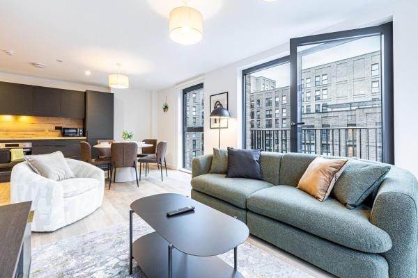 Stylish Manchester City Centre 3br Apt, Sleeps 6 - Manchester