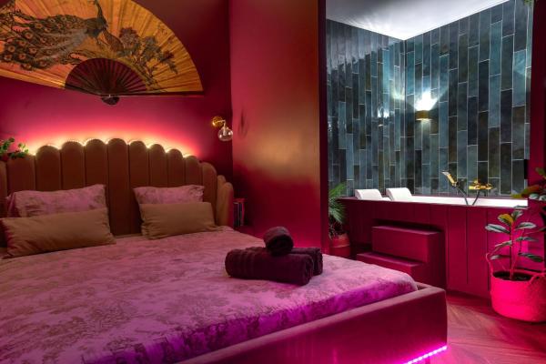 Suite Jacuzzi Chic Et Romantique Climatisé - Caluire-et-Cuire