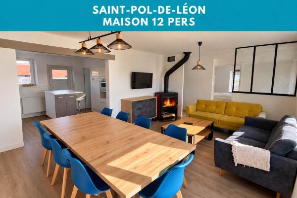 Saint-pol Maison Familiale Avec Jardin éQuipée à Neuf 12 Personnes - Roscoff