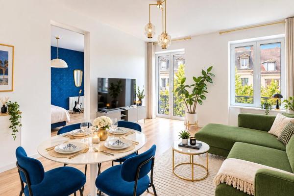 L'artiste By Mlk, Appartement Familial 5 Pers, Mulhouse Centre - Illzach