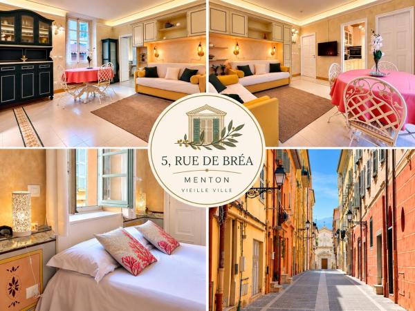 Menton Vieille Ville - Plage à 100 M - 4 Personnes - 멍똥