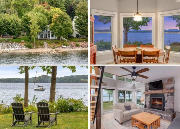 Shelburne Bay Lakefront Home W Private Beach - Shelburne, VT