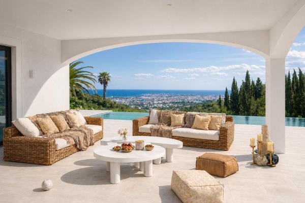 Luxury Sea Views Smart Villa Luz Bliss, 2 Stunning Sea Views, Infinity Pool, Sauna, Gym, Home Cinema, Full Smart Home Technology And Full Privacy - Lagos