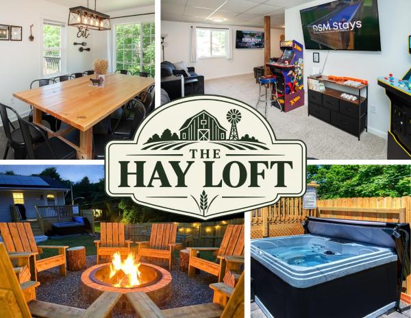 Spacious Downtown Getaway! Hot Tub - Game Room - Fire Pit - Des Moines, IA