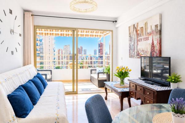 Two-room Apartment With Terrace, Parking And Pool - Benidorm