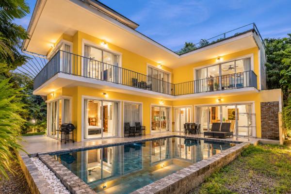 4br Villa Tropical Garden & Rooftop Jacuzzi Dragon D - Karon Beach