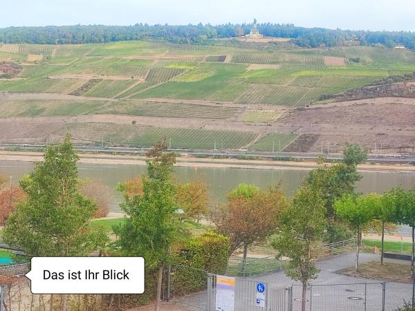 Premium Suite Mit Direktem Rheinblick, Balkon & Freie Tiefgarage Bingen - Bingen