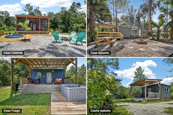 Luxurious Cabin Group Retreat With Hot Tub, Plunge Pool & Fire Pit In St. Augustine, Florida - St. Augustine, FL