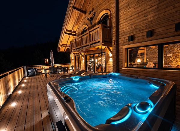 Nouveau Chalet M.meta 12 Pers Sauna,jacuzzi,billard - Francia