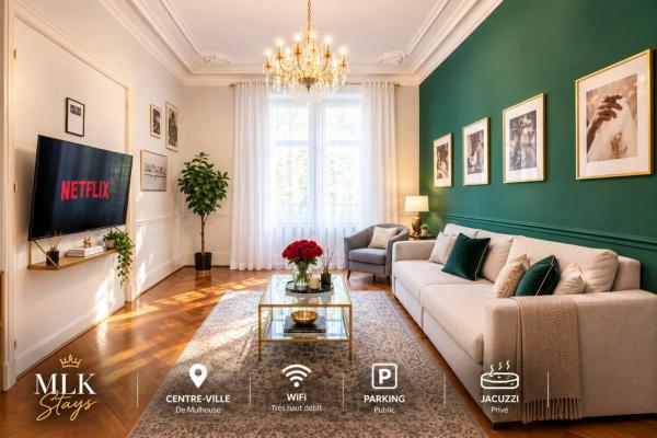 Royale Suite By Mlk, Private Jacuzzi, Mulhouse - Mulhouse