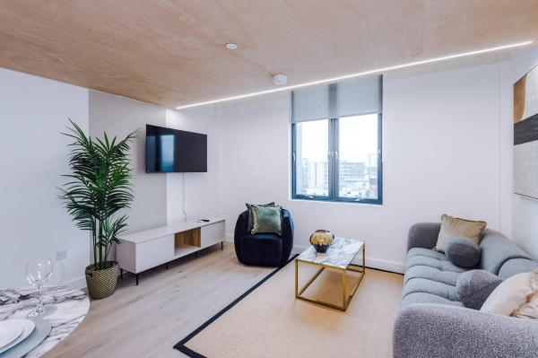 Stylish Manchester Apartment - Fast Wi-fi & City Access - Salford