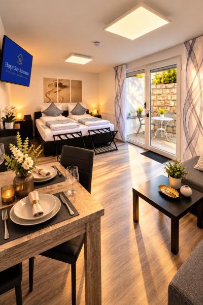 1,5 Zimmer Apartment In S-bahn Nähe, 35 Qm, Max 4 Pers, Zentral, Private Terasse, Internet 250 Mbit - Herrenberg