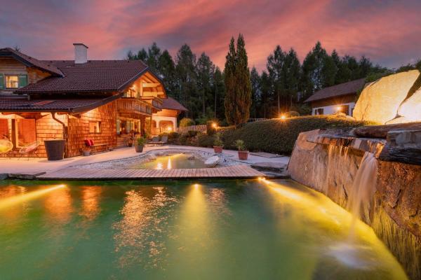 Luxury Chalet With Swimming Pond Nature Escape Upper Austria - Mettmach
