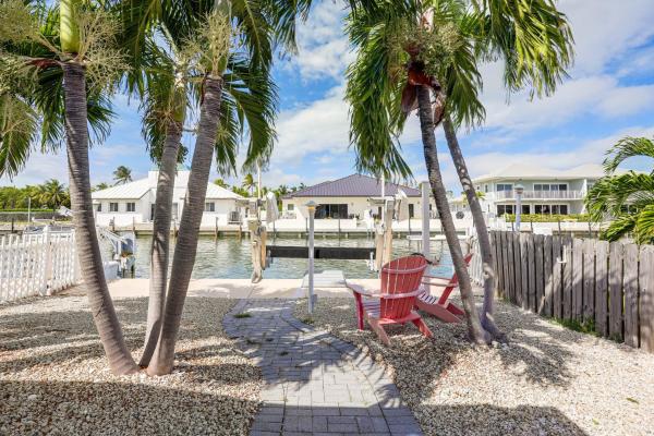 1/2 Mi To Ocean! Canal-front Key Colony Beach Home - Key Colony Beach, FL