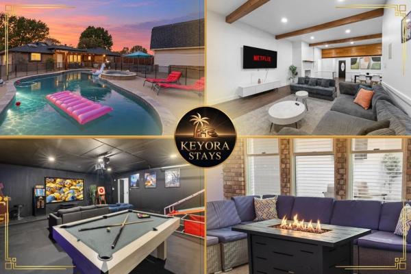 Modern House I Huge Yard I Pool I Cinema & Game Room - Denton, TX