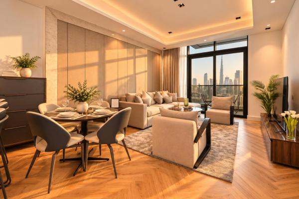 Stunning 1bdr Luxury With Burj Khalifa View - Dubai
