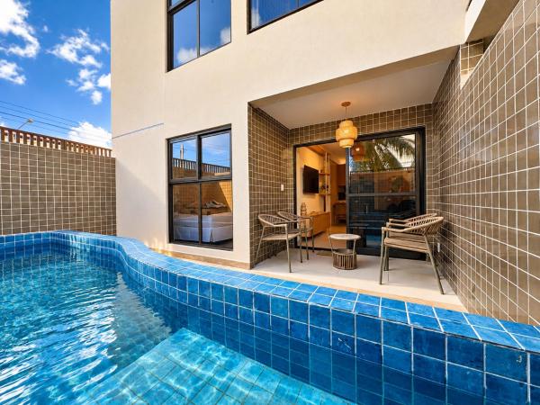Luxuoso Flat De 2 Qtos - Piscinão Dentro Do Apt E Ao Lado Da Vila Do Padre Arlindo - Praia dos Carneiros