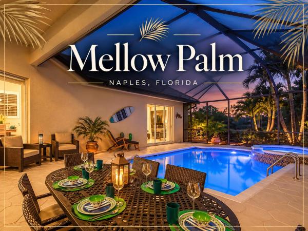 "Mellow Palm" - Pool Spa 3 Kings Water View - Naples, FL