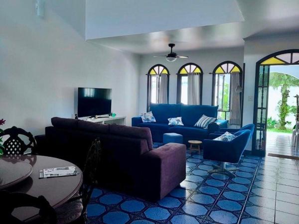 Casa Espaçosa No Canto Do Forte Com Piscina Privativa, Ar-condicionado E ÁRea De Lazer Completa - Santos State