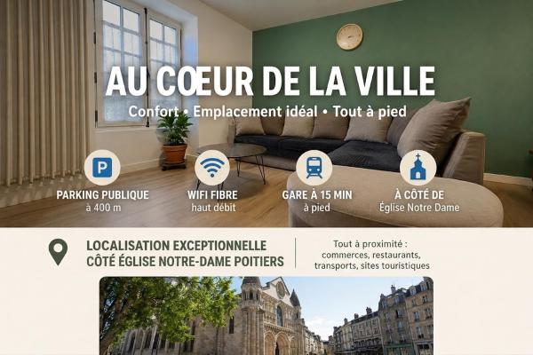 Maison En Face Du Marche Notre-dame - Poitiers