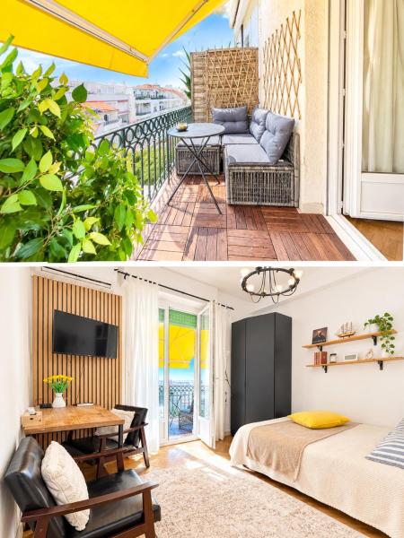 Studio In The Center Balcony Ac - Nice