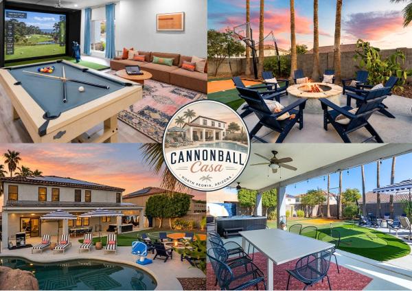 Sleeps 16 Pool Hot Tub Sport Court Game Room - Sun City West, AZ