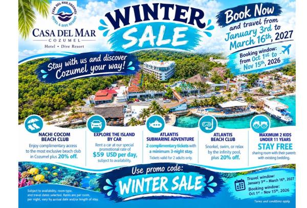Casa Del Mar Cozumel Hotel & Dive Resort With Free Access To An Exclusive Beach Club - Cozumel