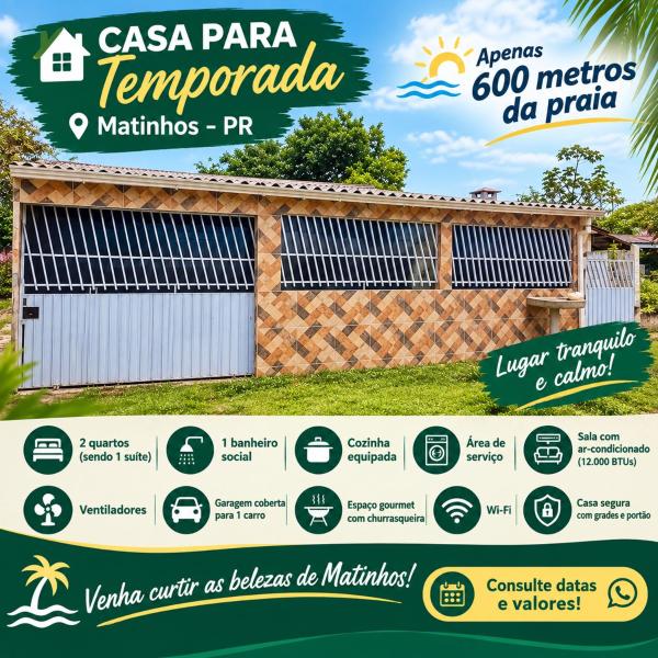 Casa Costa Mar Tranquilo - Matinhos