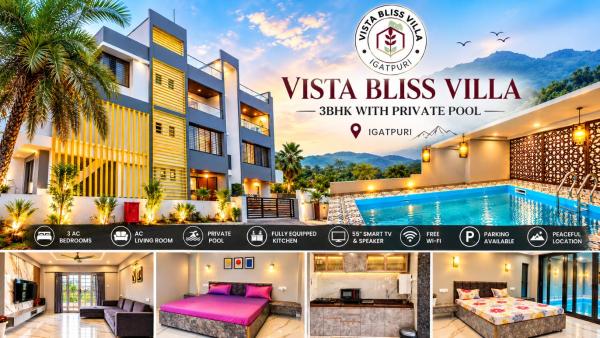 Vista Bliss 3bhk Villa With Private Pool - Igatpuri