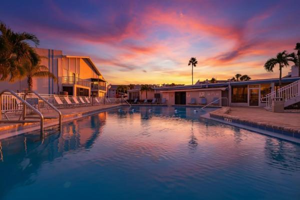 Walk To Beach & Heated Pool - Madeira Beach 2br - Madeira Beach, FL