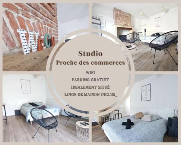 Studio Entier Proche Des Commerces - 1 à 2 Pers - - Saint-Macaire
