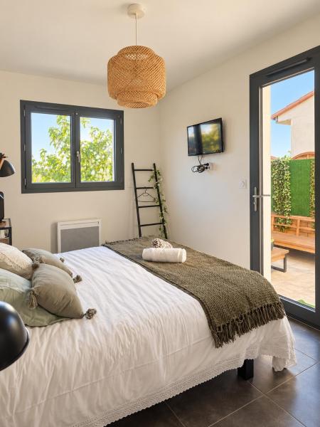 Chambre Confortable - Terrasse, Jardin Et Parking Privé - Perpignan