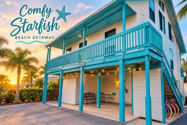Comfy Starfish Half Mile From The Beach And Fenced Backyard - Bonita Springs, FL