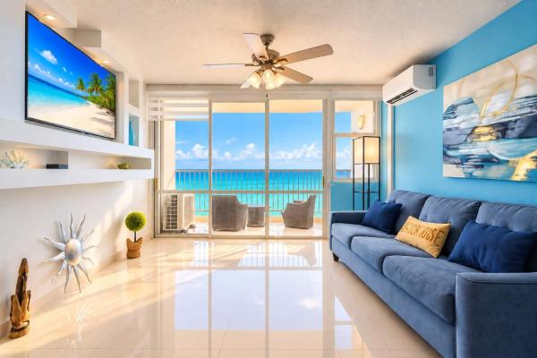Beachfront Apartment In Marbella Del Caribe - San Juan