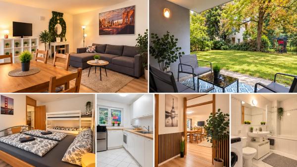 Grüne Oase An Der Karli Mit Terrasse, 2 Zimmer Barrierefrei - Lipsk